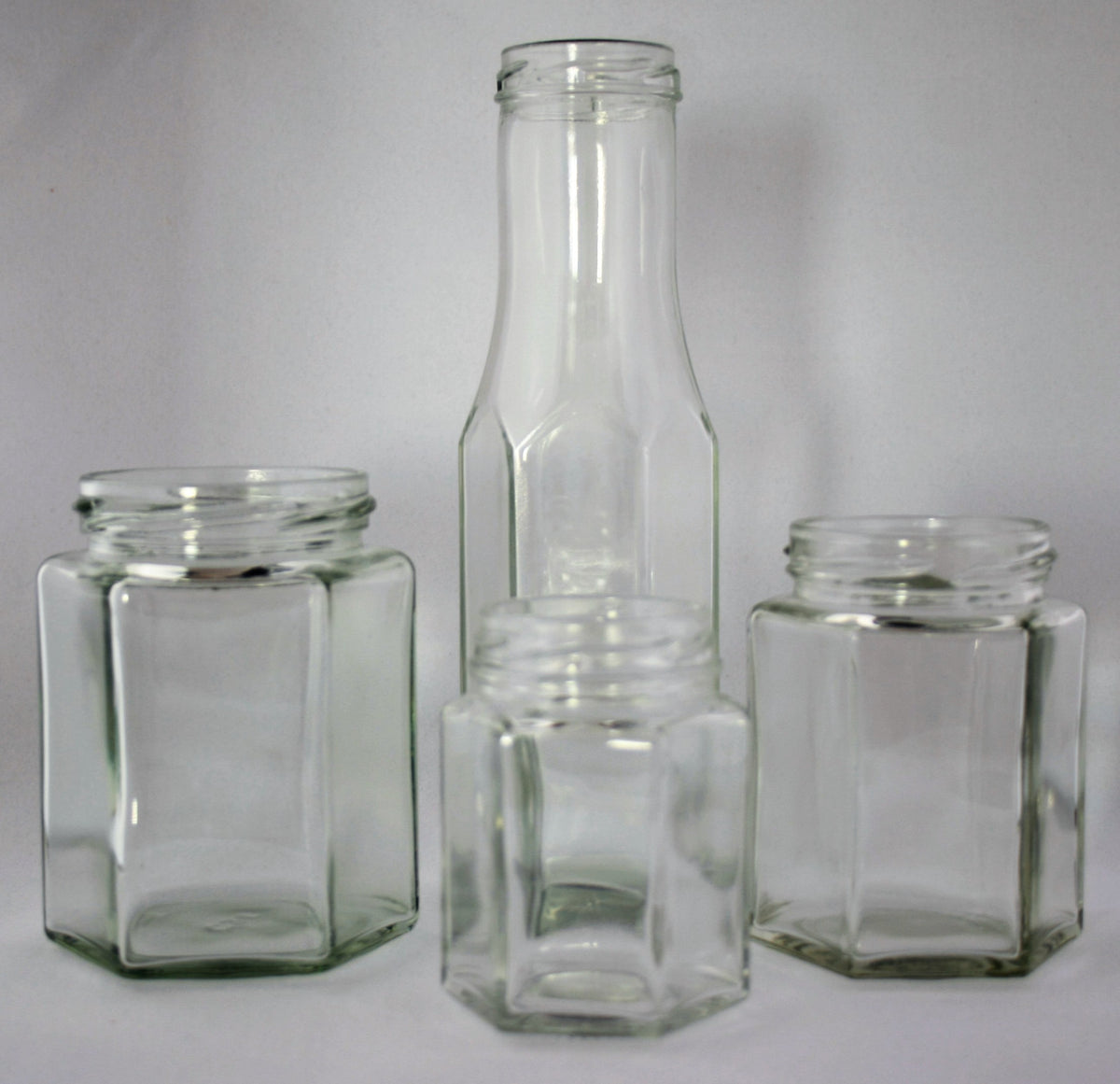 Hexagonal Jars and Bottles | Hexagon Glass Jars and Bottles – Austrapak ...